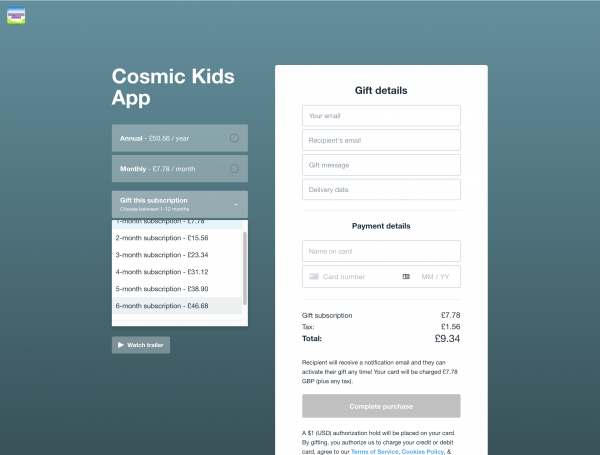 You can now GIFT the Cosmic Kids App! - Cosmic Kids