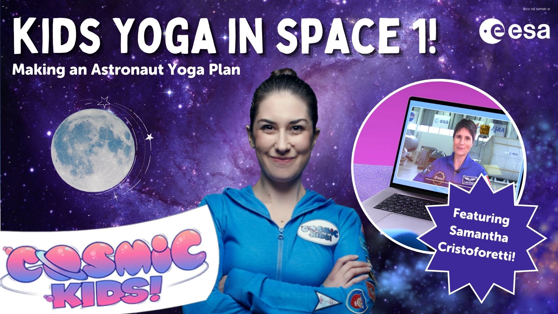 Yoga in Space 1 - Making an Astronaut Yoga Plan 🧑‍🚀 - Cosmic Kids