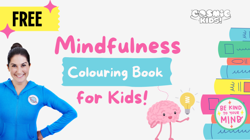 Free Mindfulness Colouring Book for Kids - Cosmic Kids